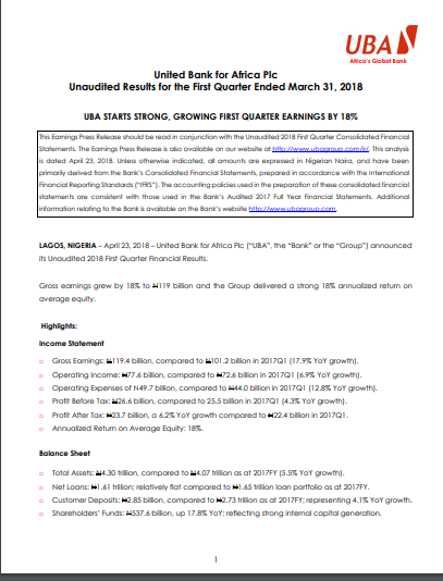 United Bank For Africa | Media Centre | Africa's Global Bank