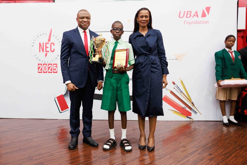 13-Year-Old Student, Ebunoluwa Seth, Wins 15th UBA Foundation Essay Competition - UBA Nigeria